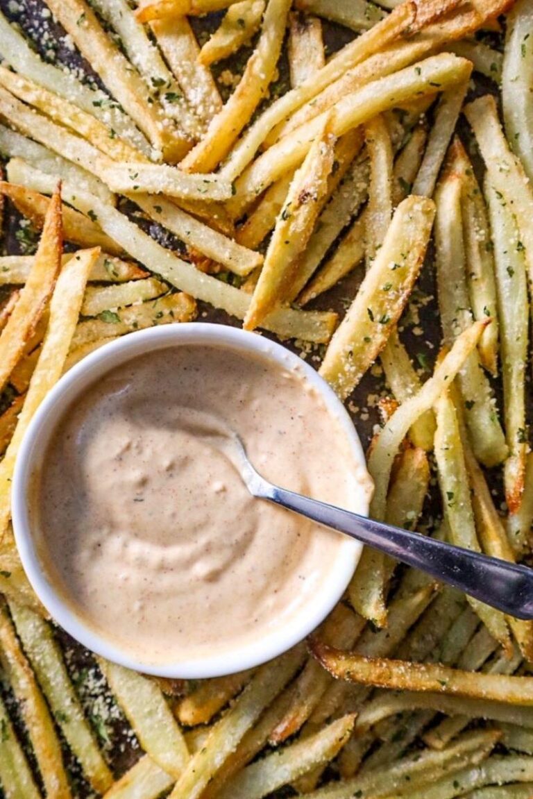 Garlic & Parmesan Pommes Frites (Disneyland Inspired)