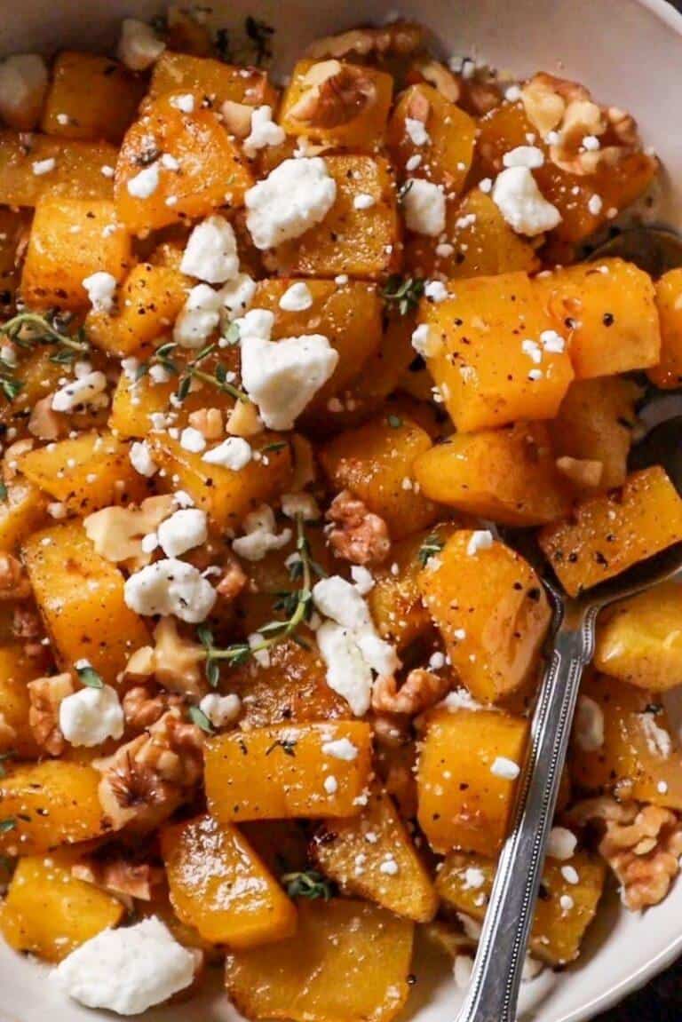 Sweet & Savory Honey Roasted Butternut Squash