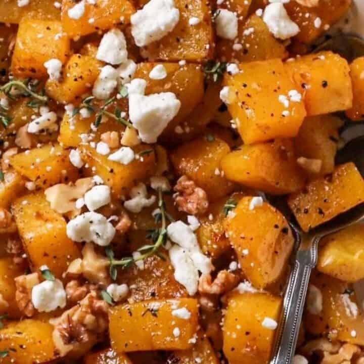 Sweet & Savory Honey Roasted Butternut Squash