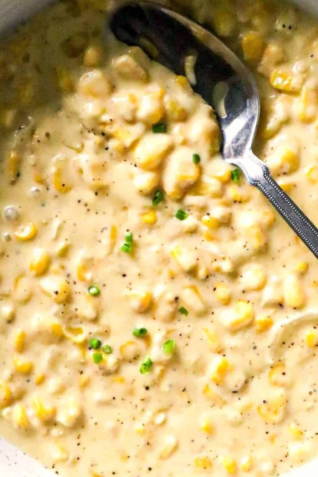 Easy Southern-Style Creamed Corn - Must Love Garlic