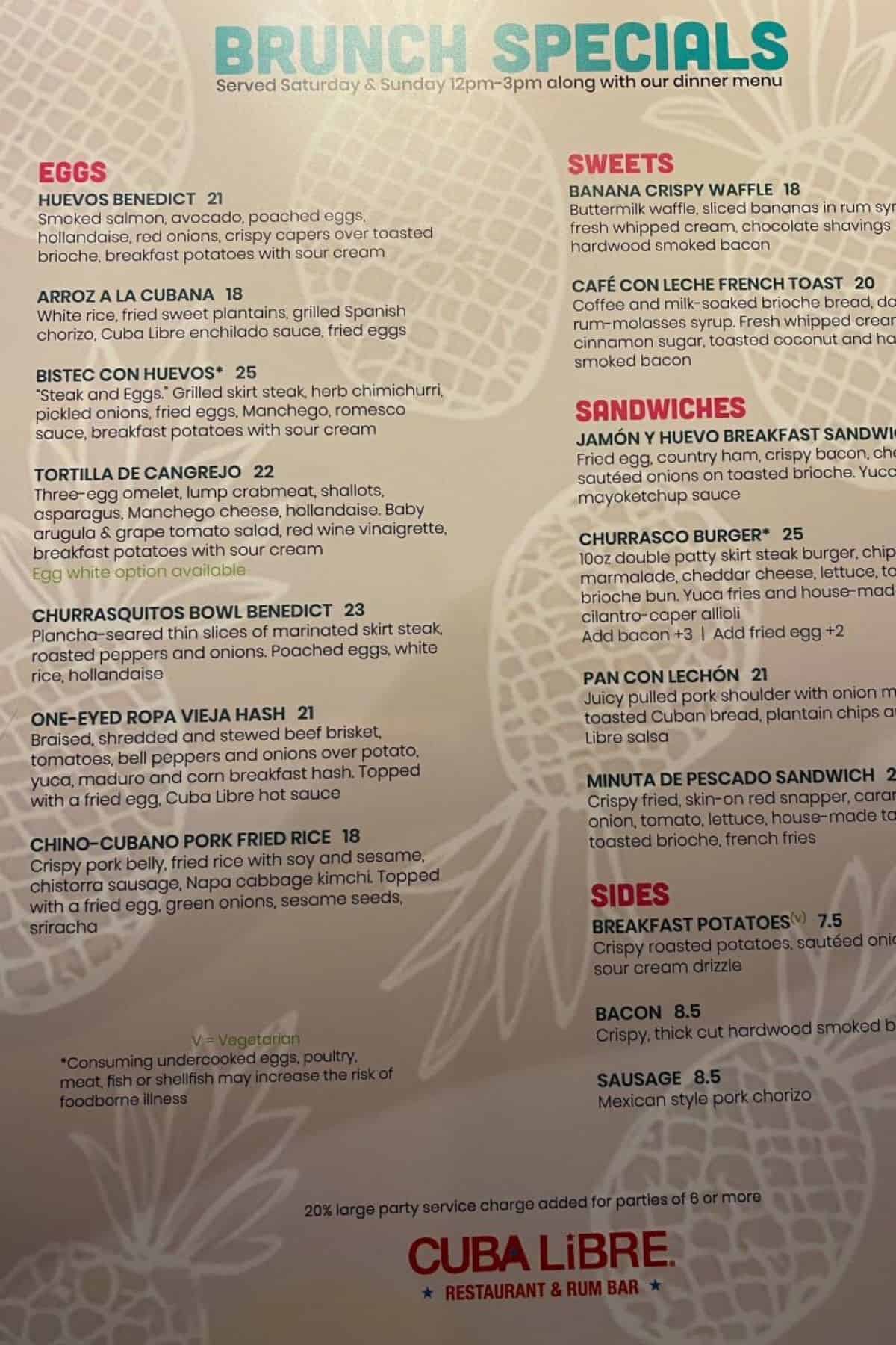 Cuba Libre Orlando Brunch Review - Must Love Garlic