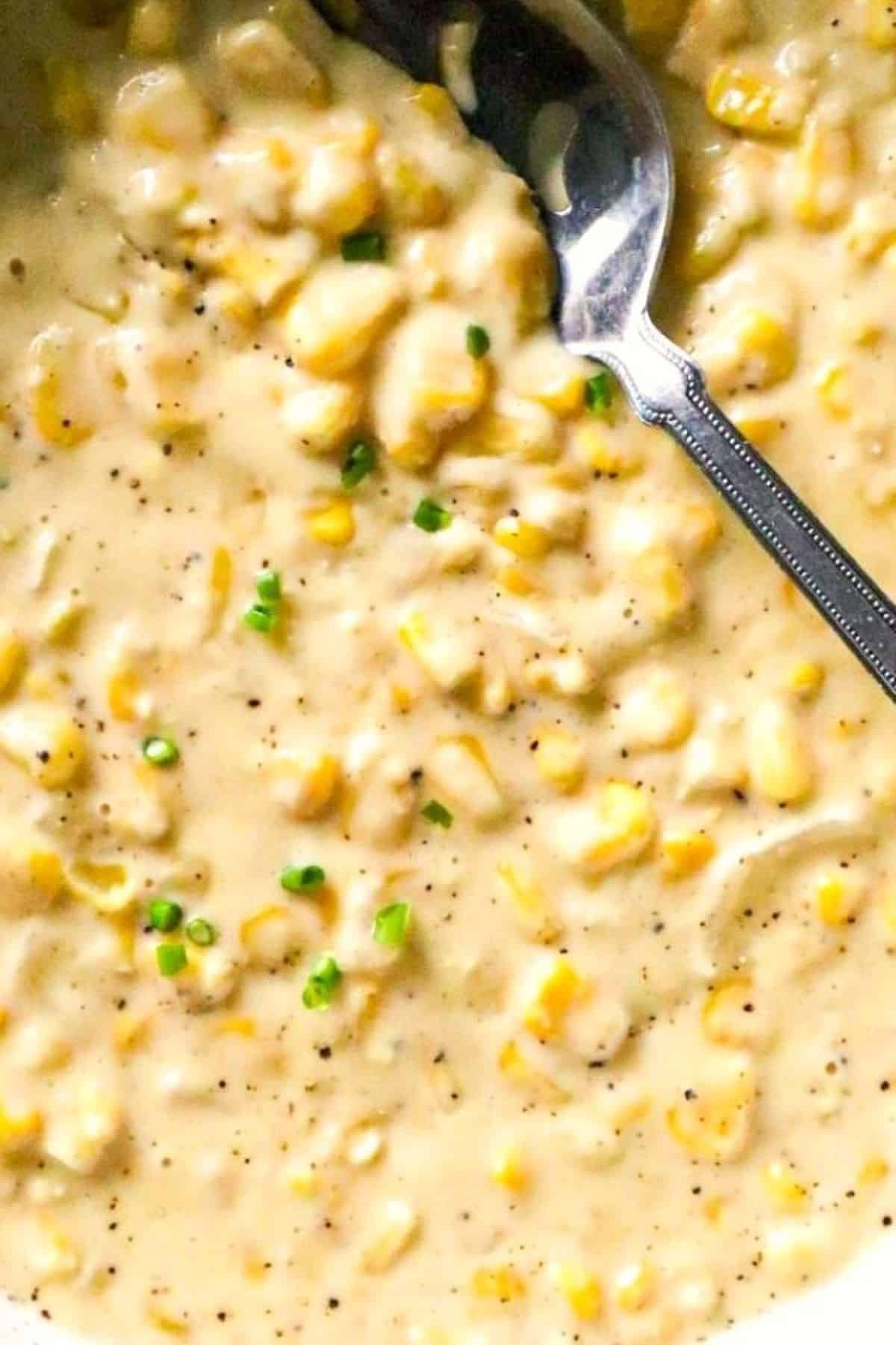 Easy Southern-Style Creamed Corn - Must Love Garlic