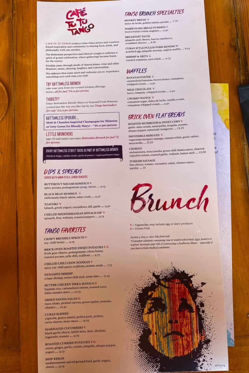 Cafe Tu Tu Tango Orlando Brunch Review: Small Plates, Big Vibes