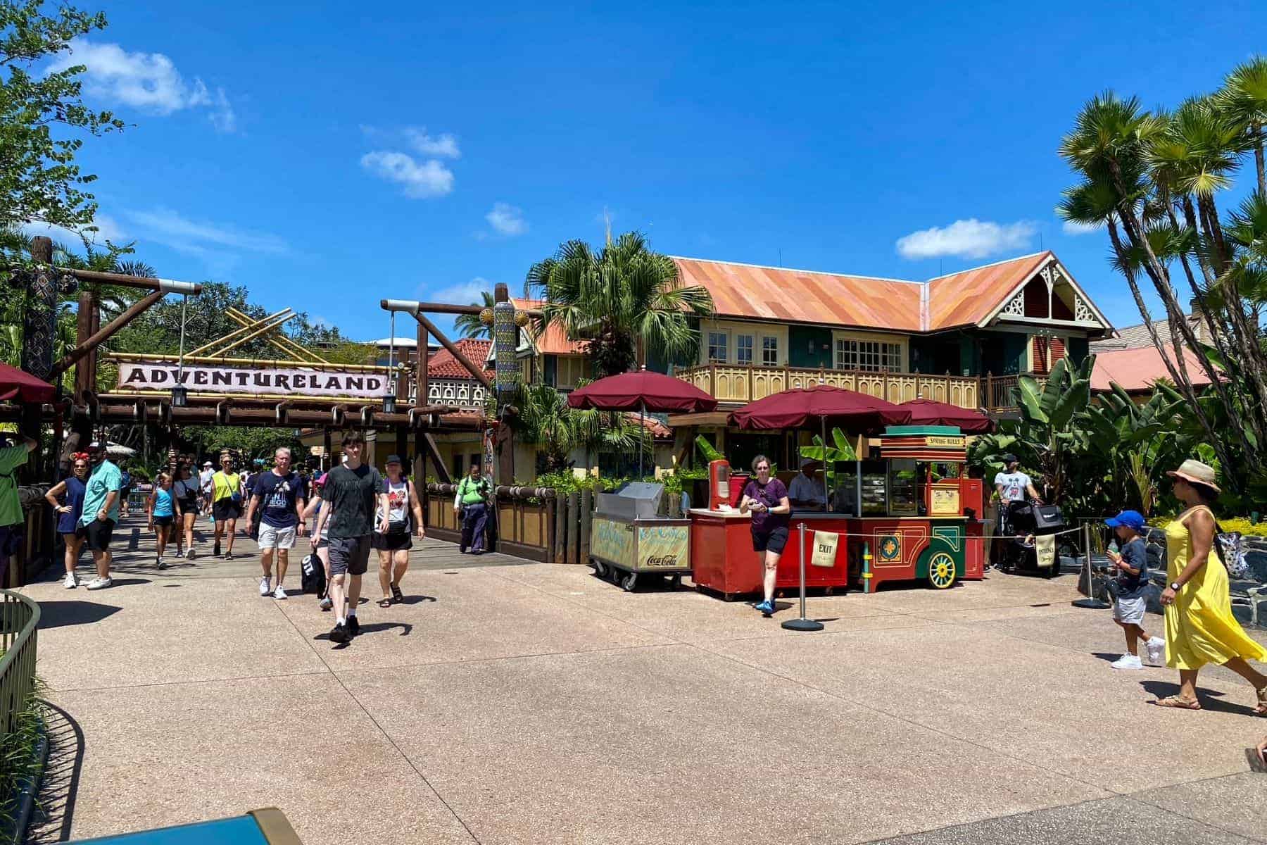 Adventureland Spring Roll Cart | Disney's Magic Kingdom - Must Love Garlic