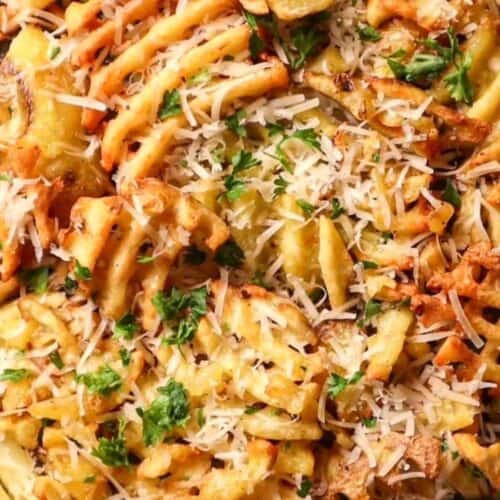 Parmesan Truffle Fries - Must Love Garlic