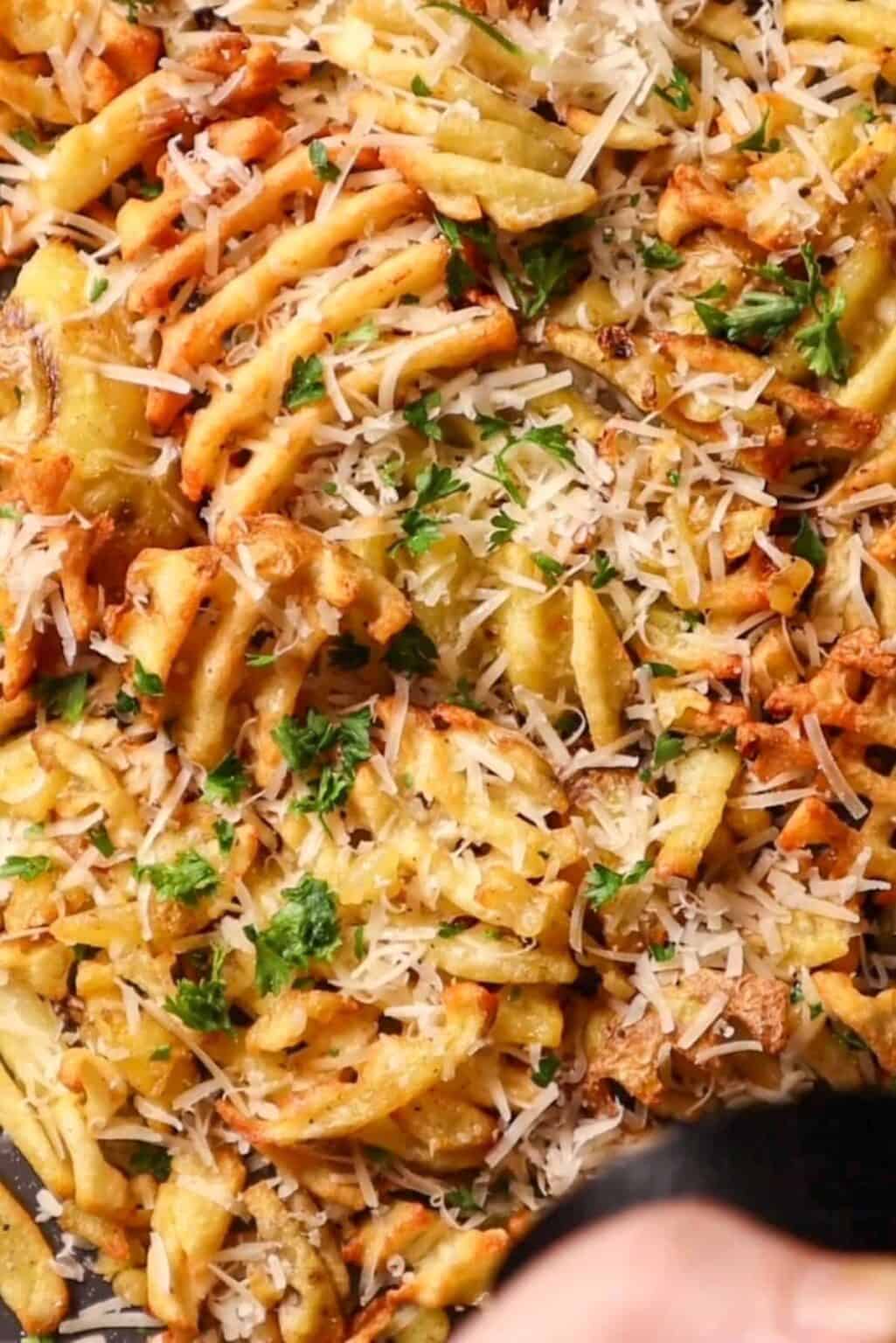 Parmesan Truffle Fries - Must Love Garlic