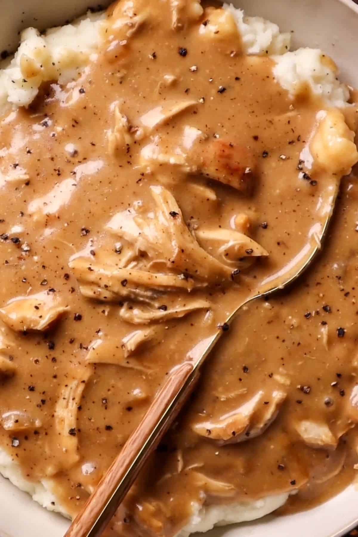 Chicken Gravy - Must Love Garlic