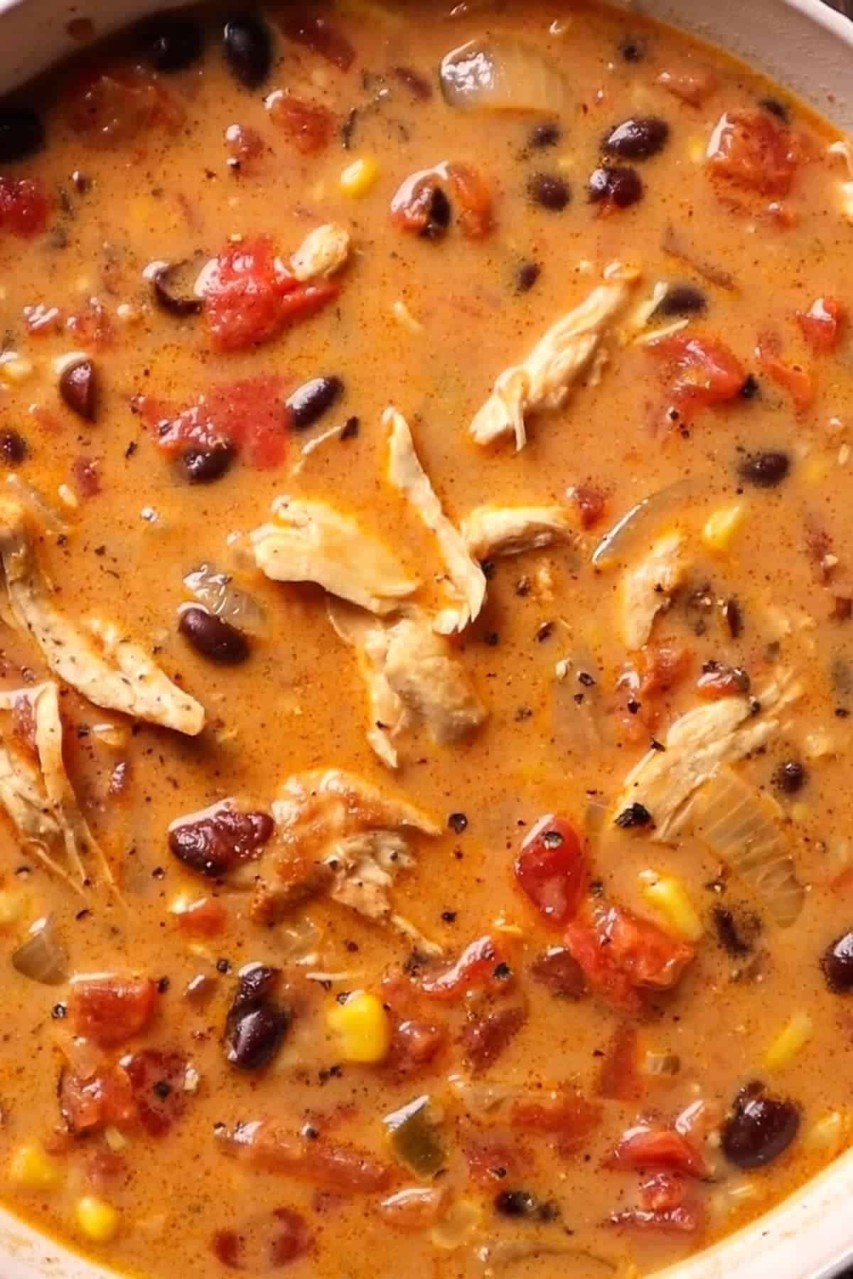 Chicken Taco Soup - Must Love Garlic