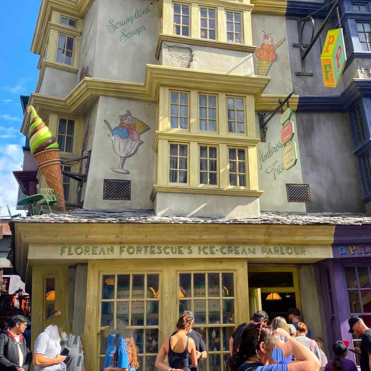 Florean Fortescue's Ice-Cream Parlour Review | Universal Studio Orlando